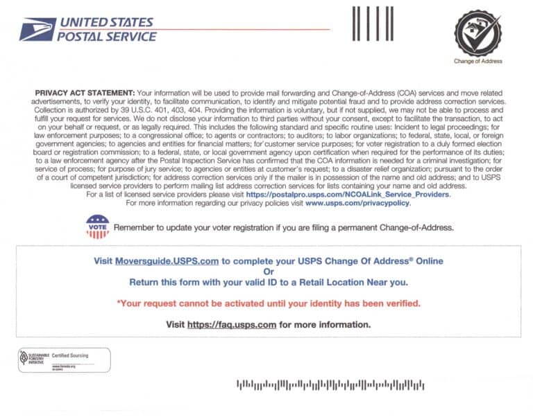 USPS Change of Address and Name (Mail Forwarding Guide) - AliasFlip